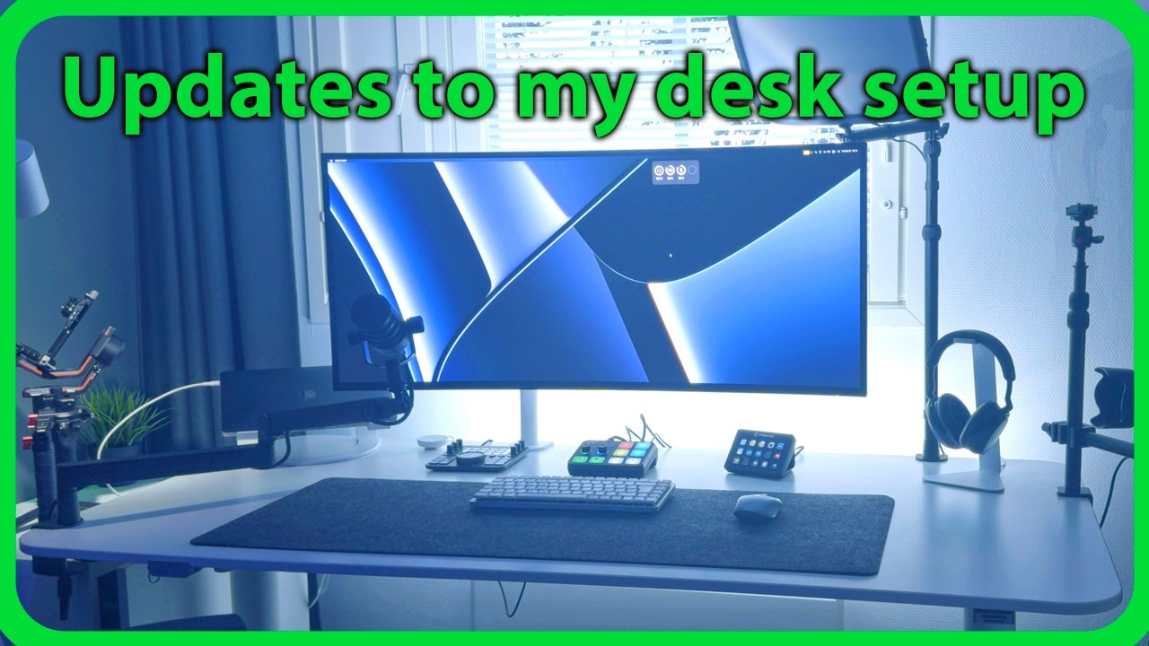 Latest Updates to Desk Setup - YouTube