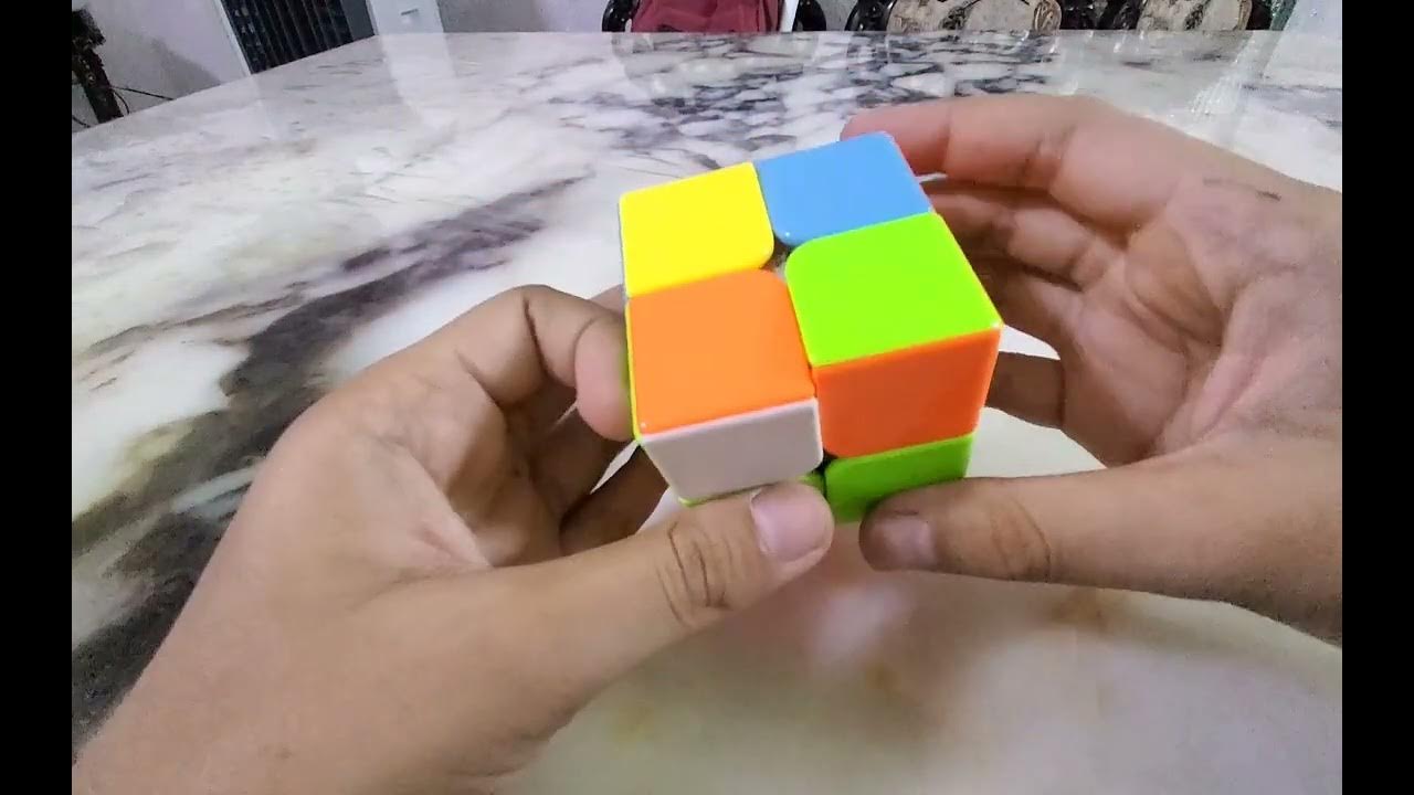 How to solve a 2x2 Rubiks cube(Ortega method) - YouTube