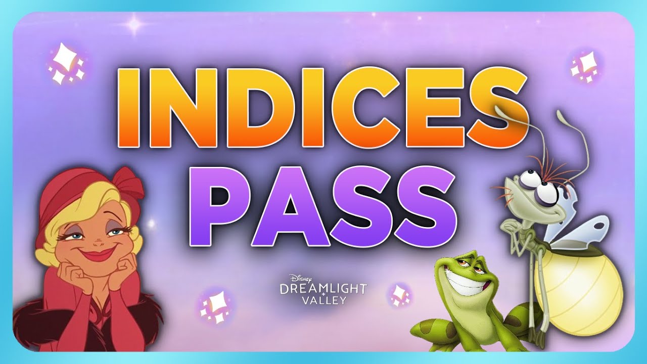 INDICES PASS - MAJ 12 🐸🌟 - YouTube