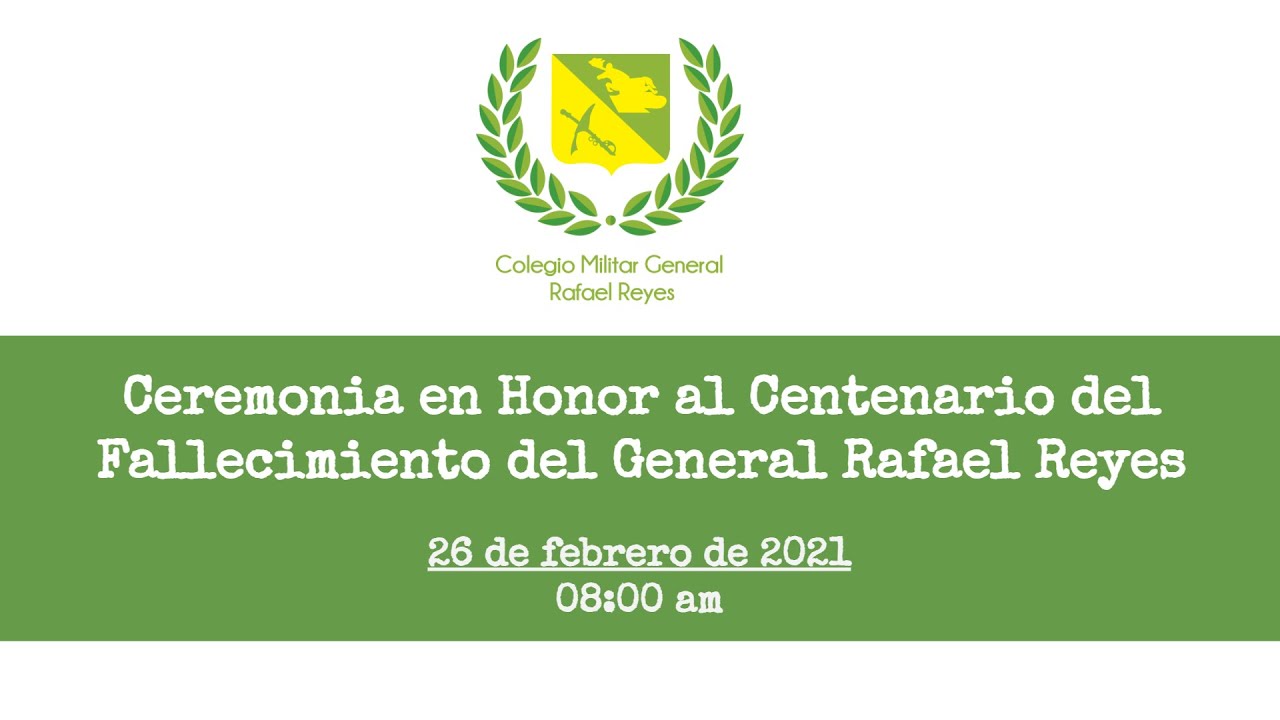 Ceremonia en Honor al Centenario del Fallecimiento del General Rafael ...
