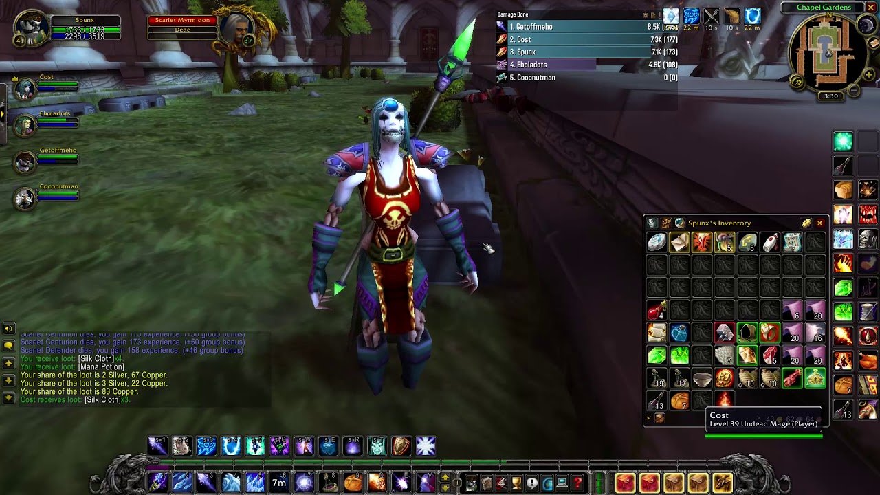 Scarlet Monastery Spell Cleave Full Run - YouTube