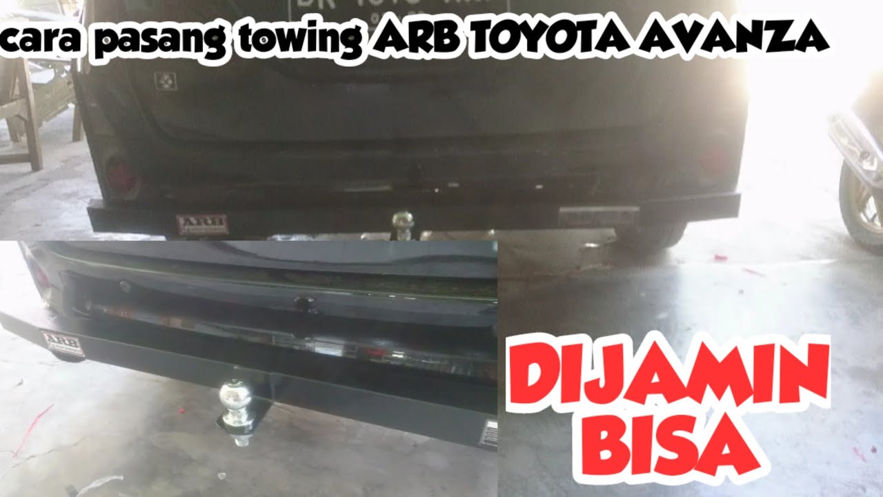 CARA PASANG TOWING/PALANG ARB MOBIL TOYOTA AVANZA/DAIHATSU XENIA - YouTube