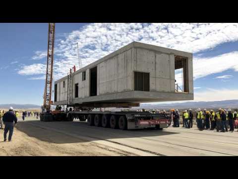 Extremely Fast and Economical Technology Of Building Wooden And Precast Concrete Houses - YouTube