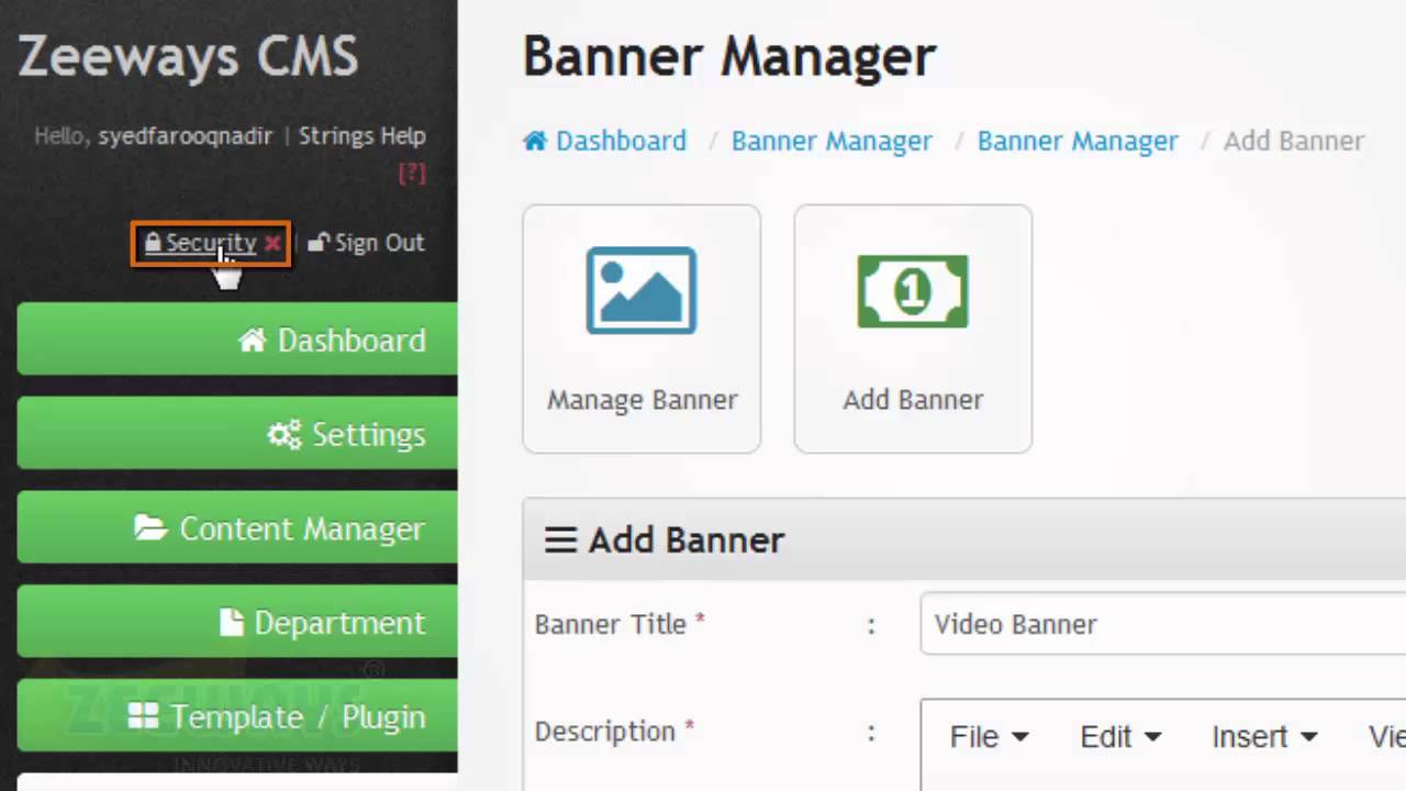 How to Add Banner using Script Code - YouTube