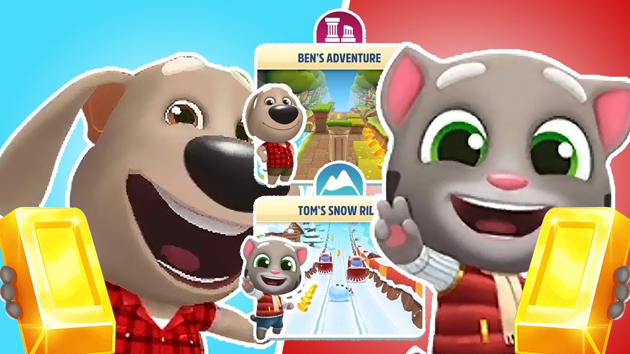 Ben vs Frosty Tom Build House And Run For The First Time in Talking Tom ...