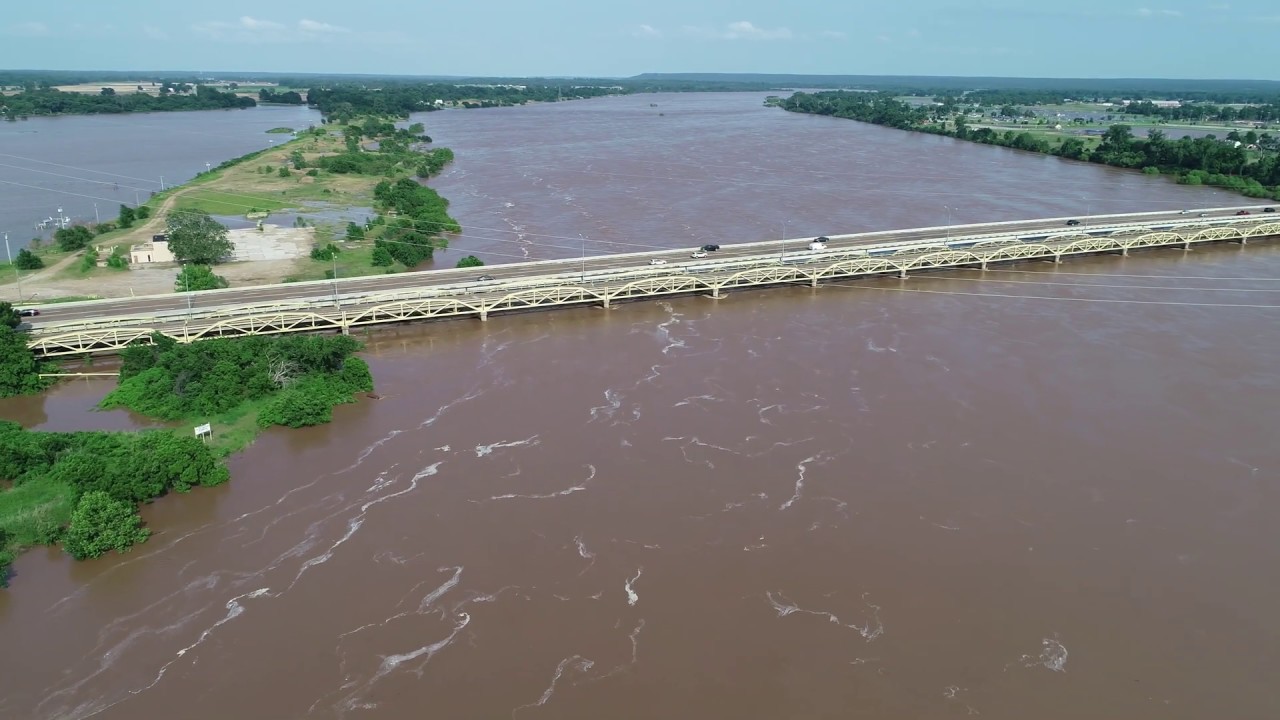 Tulsa Flood 2019 - 5/25/2019 - Arkansas River, Gathering Place, Bixby ...