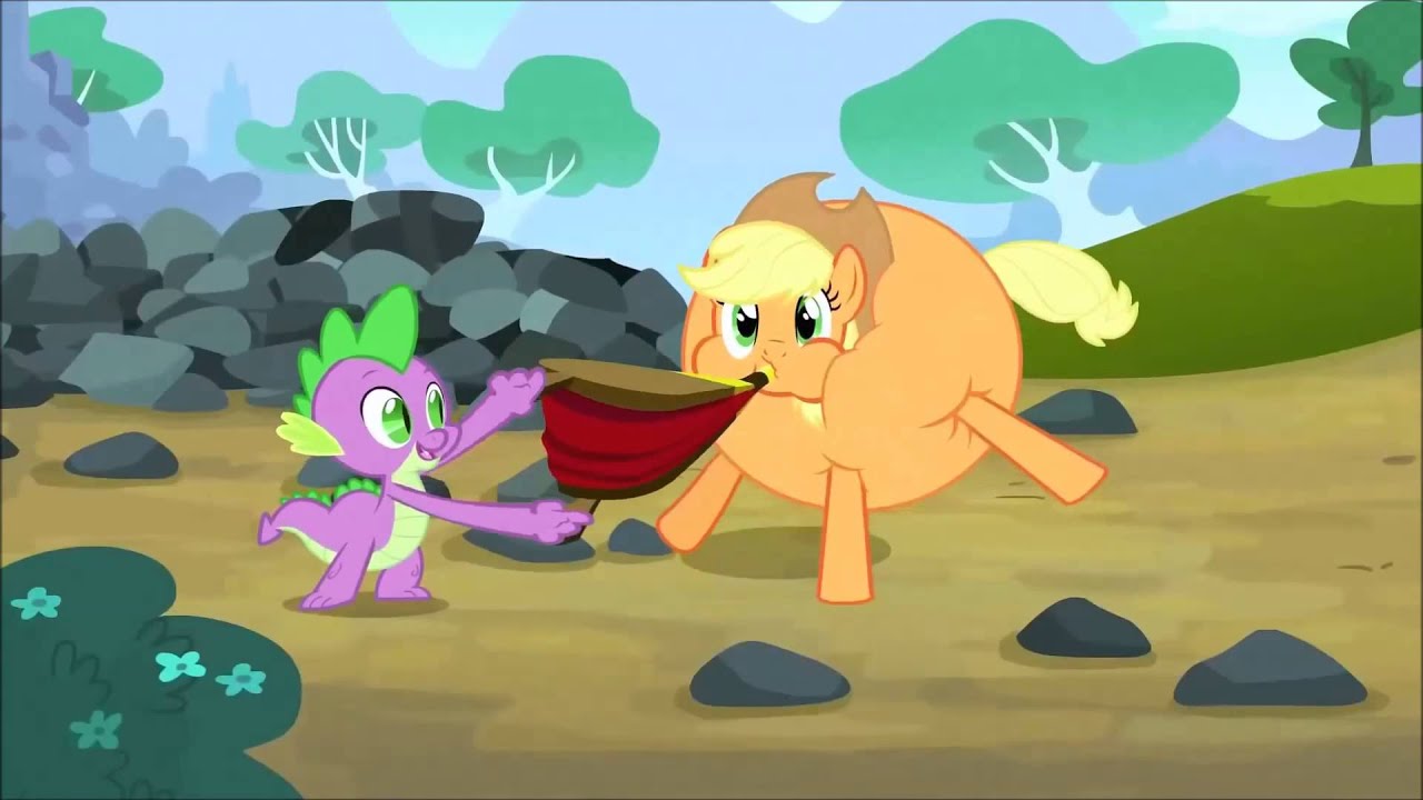 Spike Tries To Help Applejack To Breath Speed Up and Slow Down - YouTube