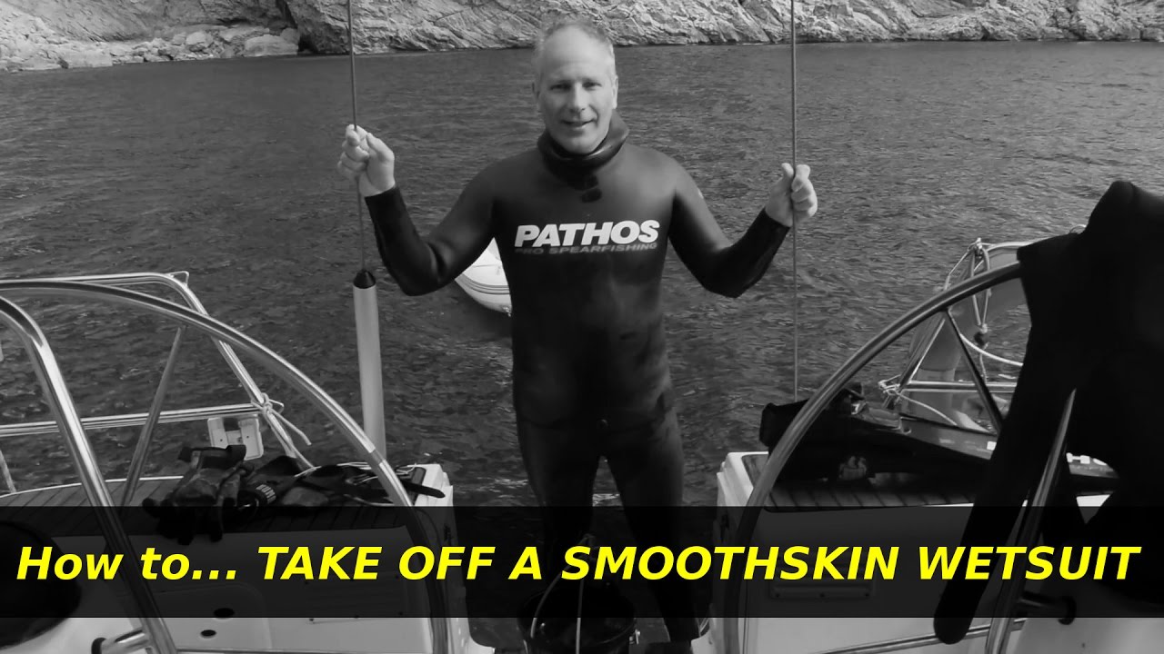 How to take off a smooth skin wetsuit - YouTube
