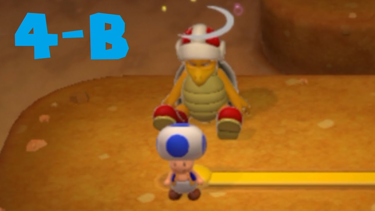 SM3DW (Wii U) 4-B in 6s - YouTube