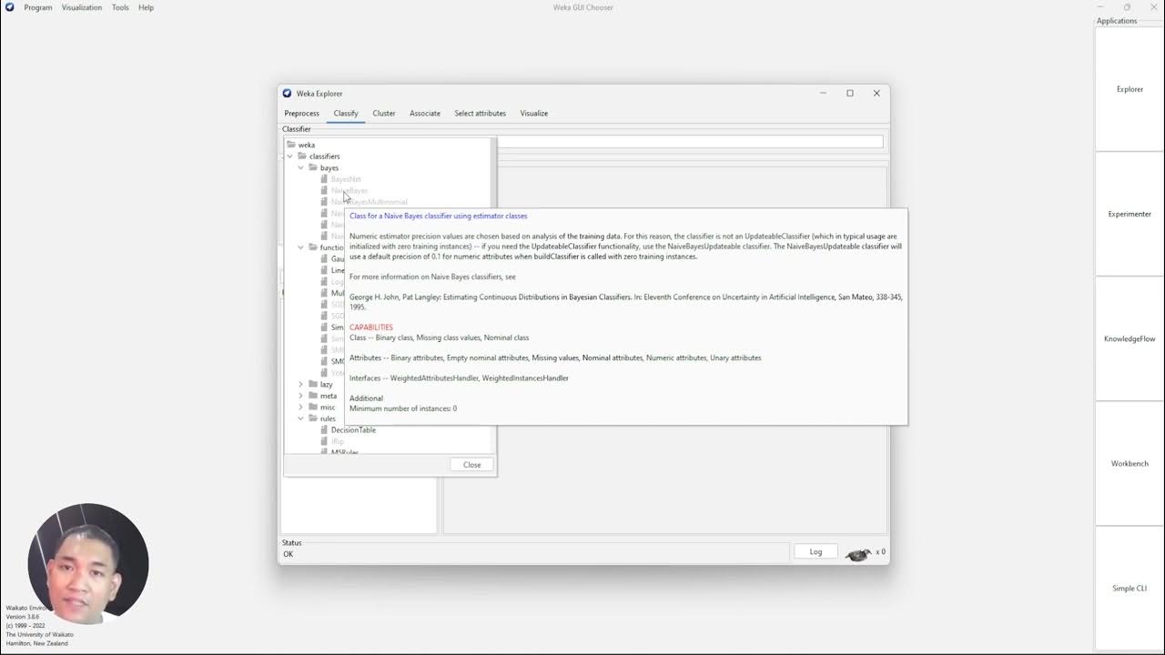 Supervised Machine Learning using WEKA - YouTube