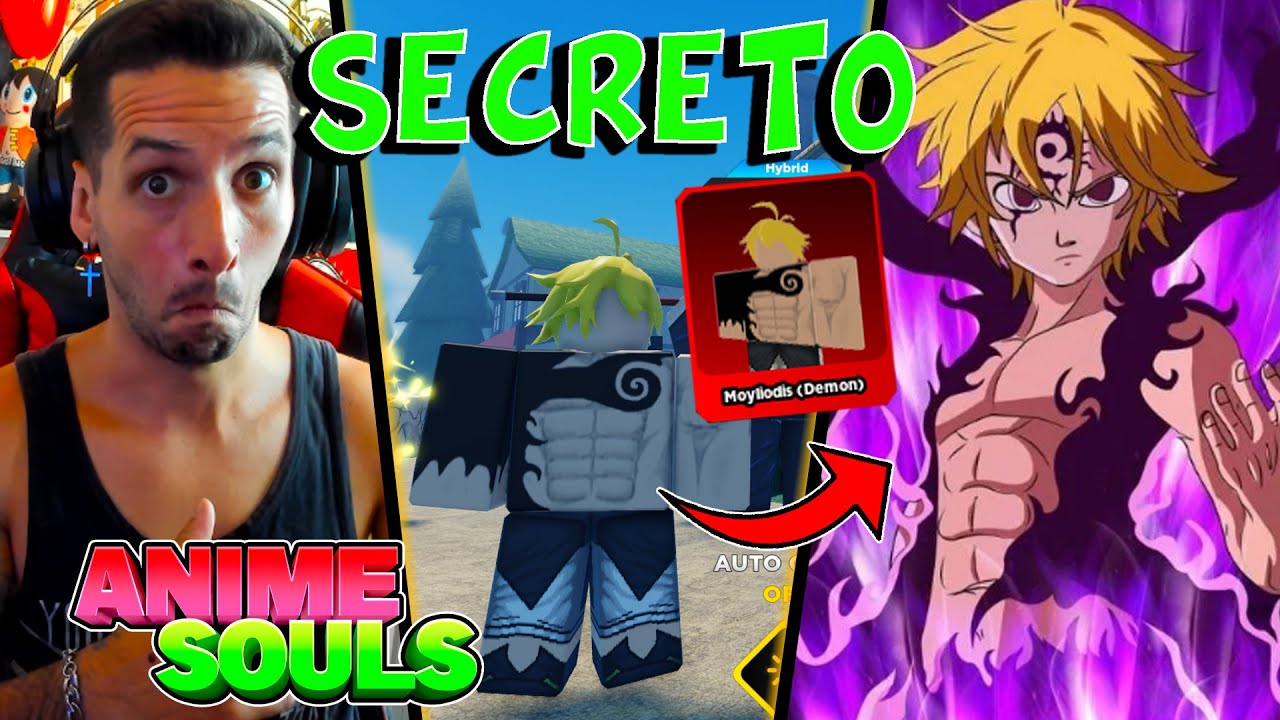 nuevo SECRETO MELIODAS en ANIME SOULS roblox *UPDATE 2* secret - YouTube