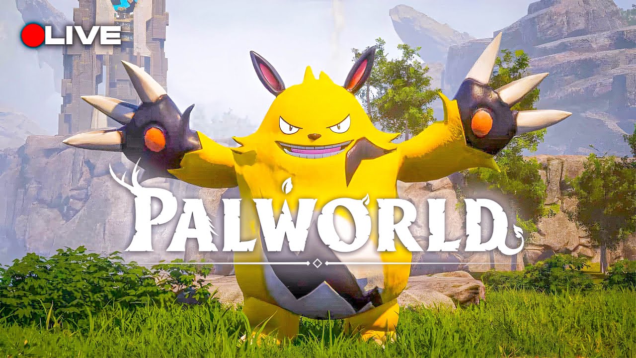 Grinding In Palworld As a Beginer | Paalworld Live Stream #Palworld ...