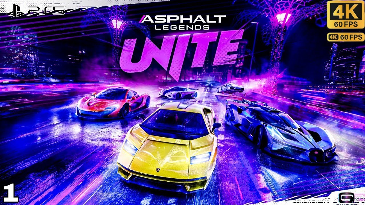 Asphalt Legends Unite - PS5 gameplay part -1 - YouTube