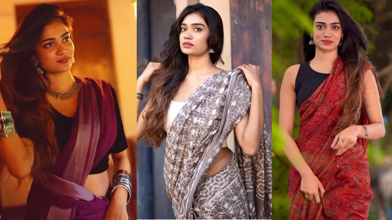 Devananda Shajilal Drapes Purple Cotton Silk Saree and Printed Silver ...