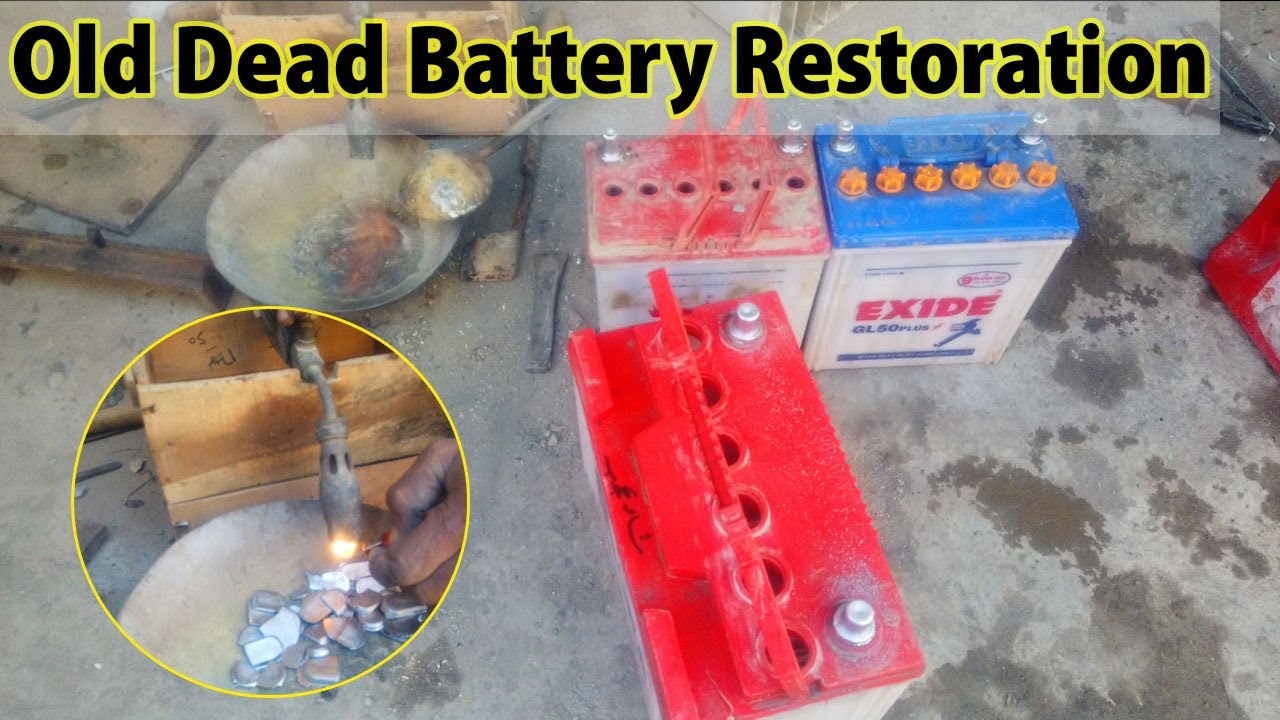 Old Dead Battery Restoration | How to Repair Old Battery | Pathan ...