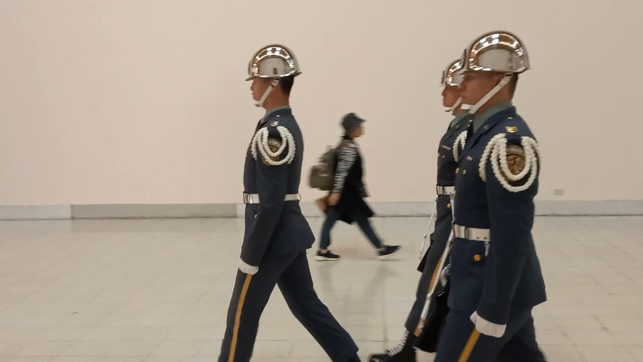 中正紀念堂 陸軍儀隊 訓練展示 Military Honor Guard Training display in Taiwan中華民國113年 ...