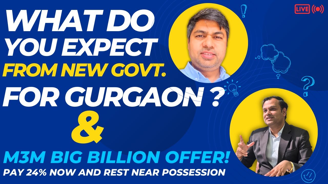 Live Stream - What do you expect From New Government for Gurgaon & M3M ...