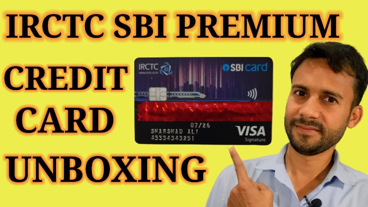 IRCTC SBI PREMIUM CREDIT CARD UNBOXING Sbi Irctc Premium Credit Card irctc-sbi-premium-credit-card-unboxing-sbi-irctc-premium-credit-card
