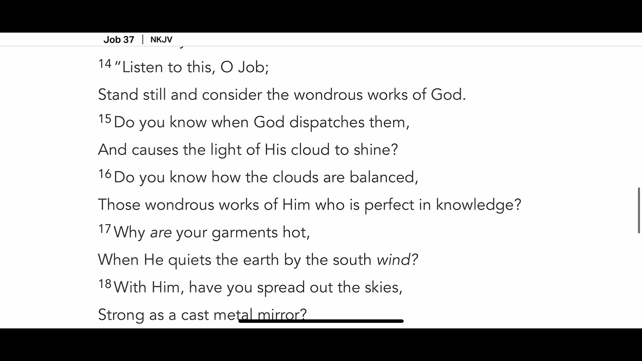 One Small Chapter Of The Bible job37 YouTube one-small-chapter-of-the-bible-job37-youtube