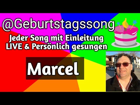 Marcel Geburtstag Song LIVE - YouTube