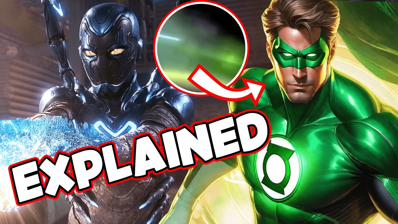 Green Lantern Cameo in Blue Beetle Explained! Cameo Origins, DCU Future ...