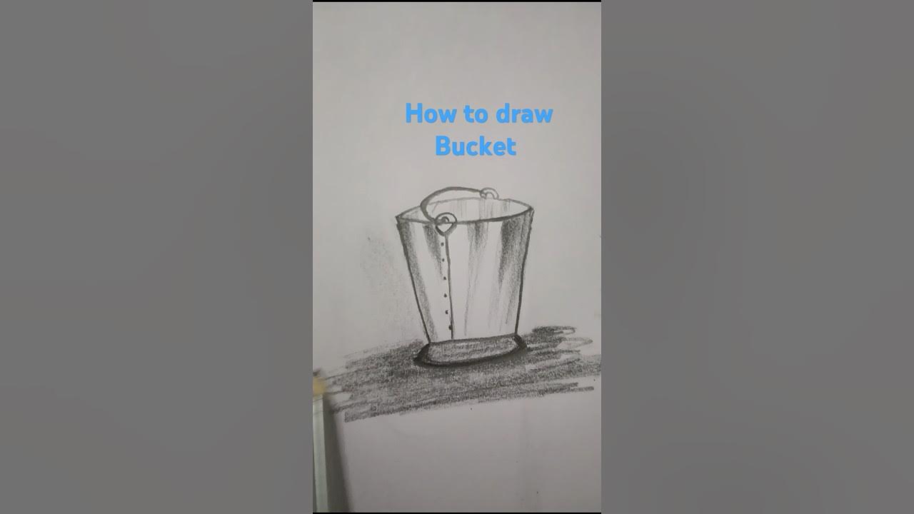 #How to draw bucket/easy drawing - YouTube