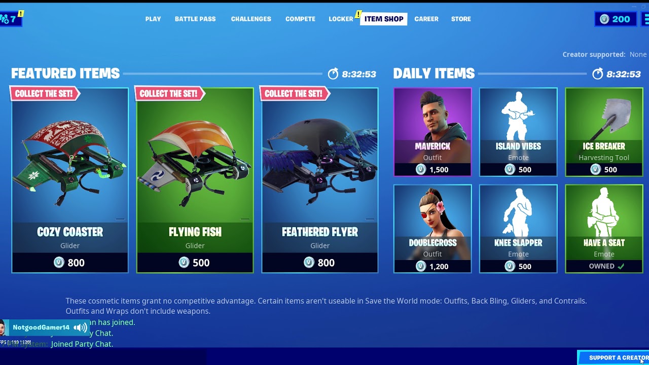 First purchase in Fortnite - YouTube