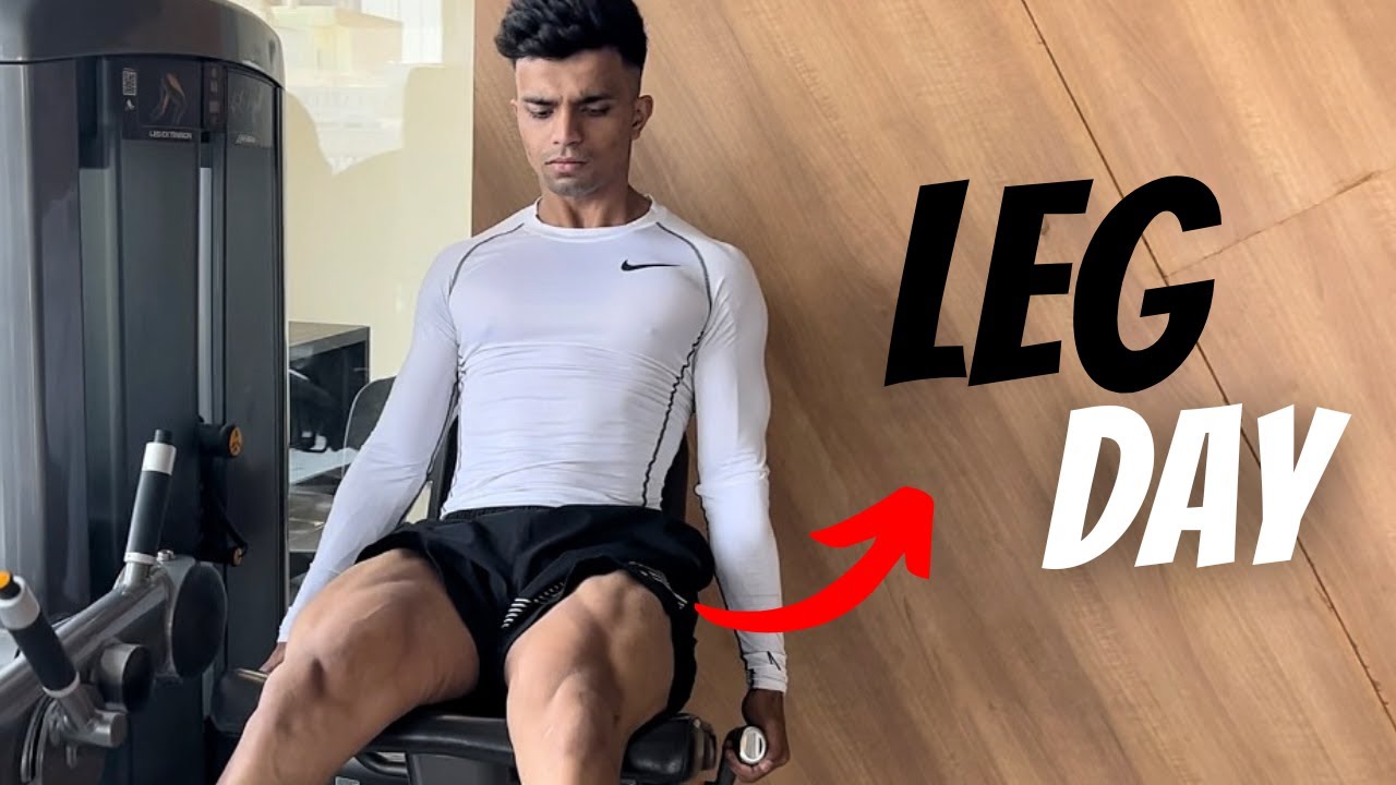 LEG & ABS Workout Routine | PPL SPLIT DAY 2 - YouTube