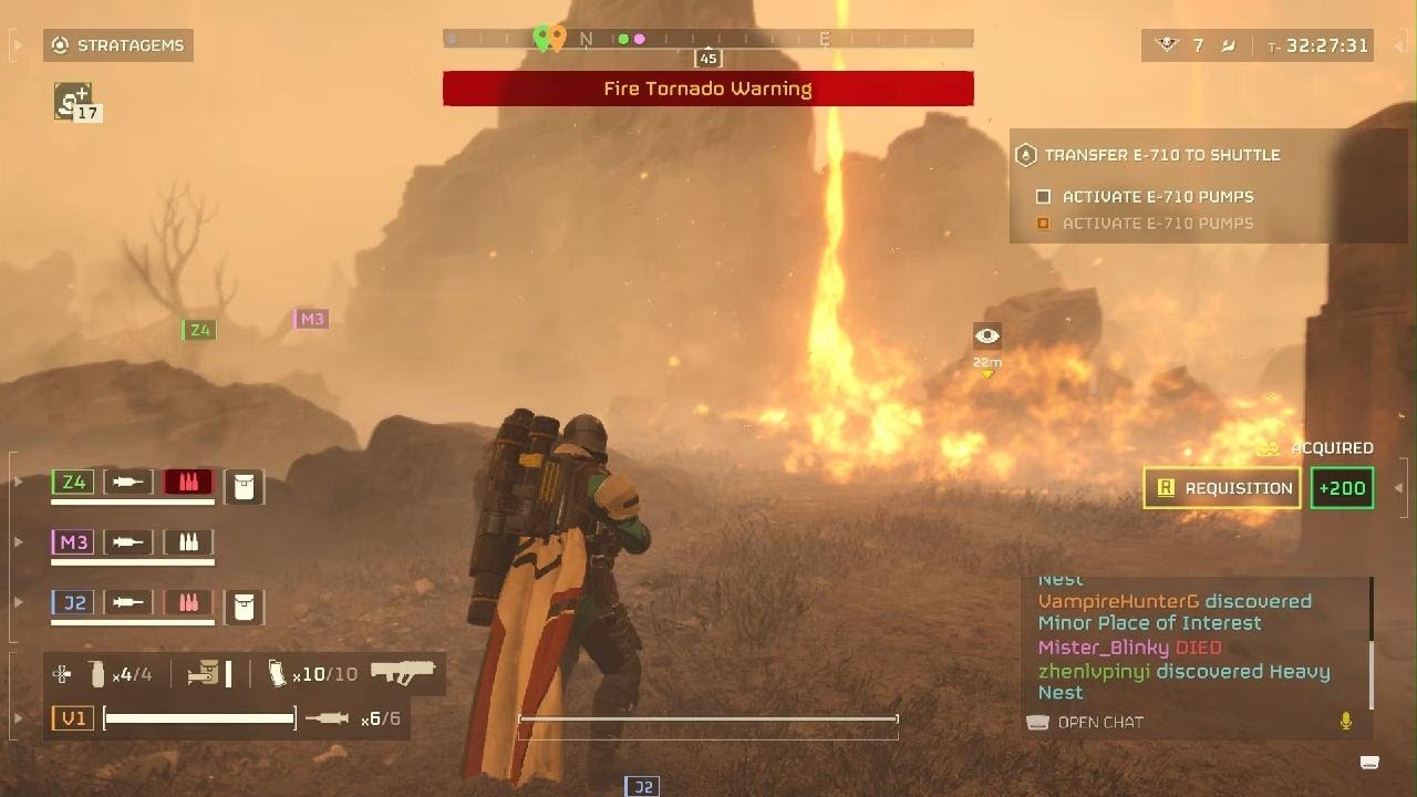 Let's Play HELLDIVERS 2 - 36 Taking A Tour Of Hellmire - Fire Tornados - YouTube