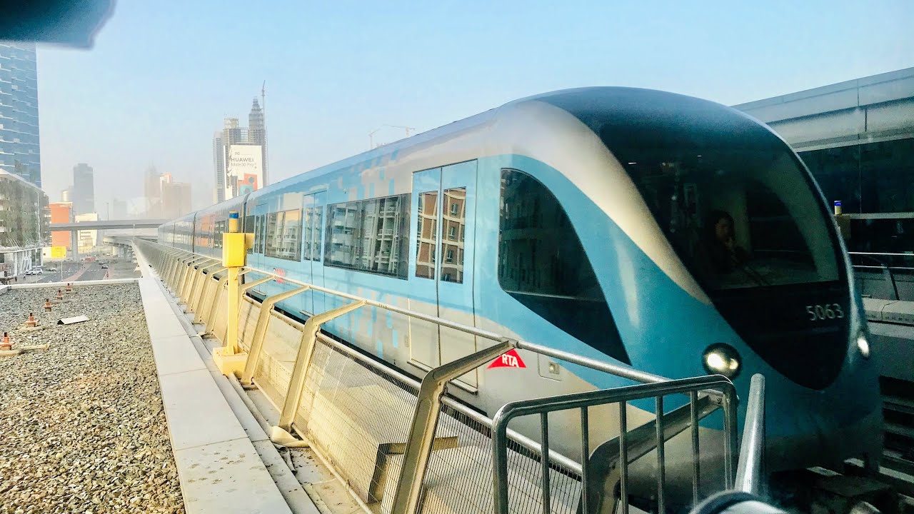 Dubai Driverless Train Joyride - YouTube