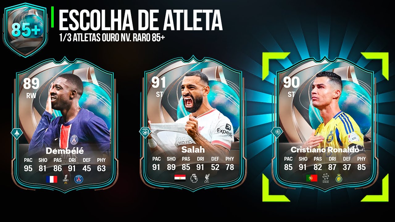 FIZ o NOVO PLAYER PICK 85+ no NÔMADES com CR7, SALAH, DEMBELE E + VALEU ...