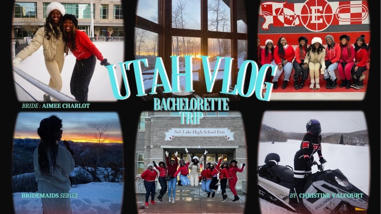 My First Snow Experience on a CRAZY Utah Bachelorette Trip ️ PART I ...
