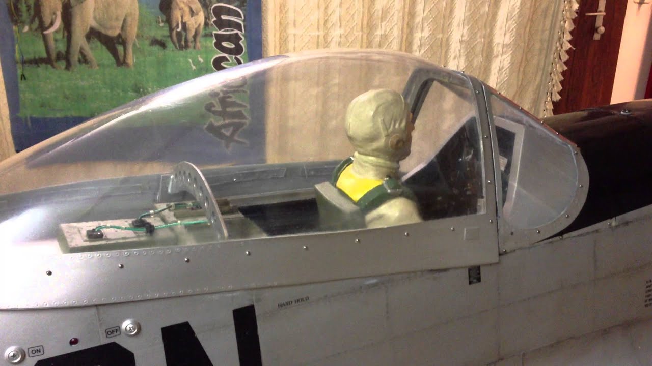 Sliding Canopy P51D CARF - YouTube