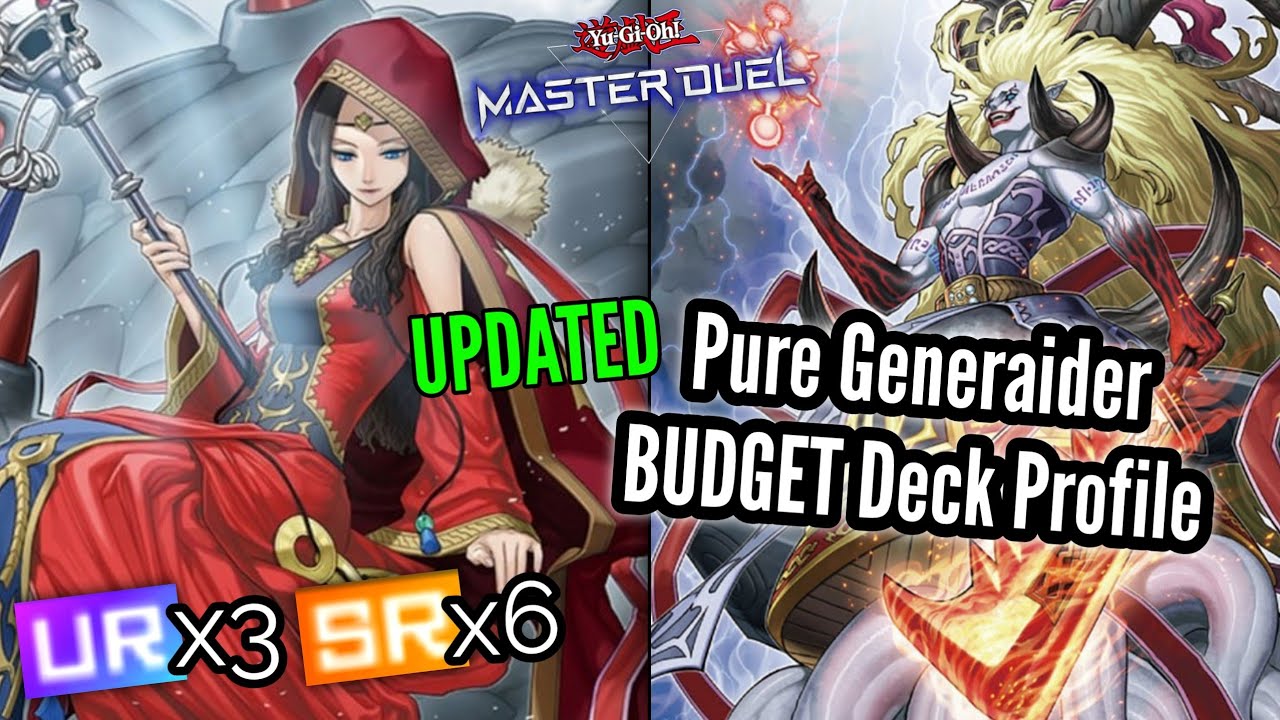 NEW Generaider BUDGET/F2P Deck Profile Yu-Gi-Oh! Master Duel post Dreaded Conspiracy JULY 2023 ...