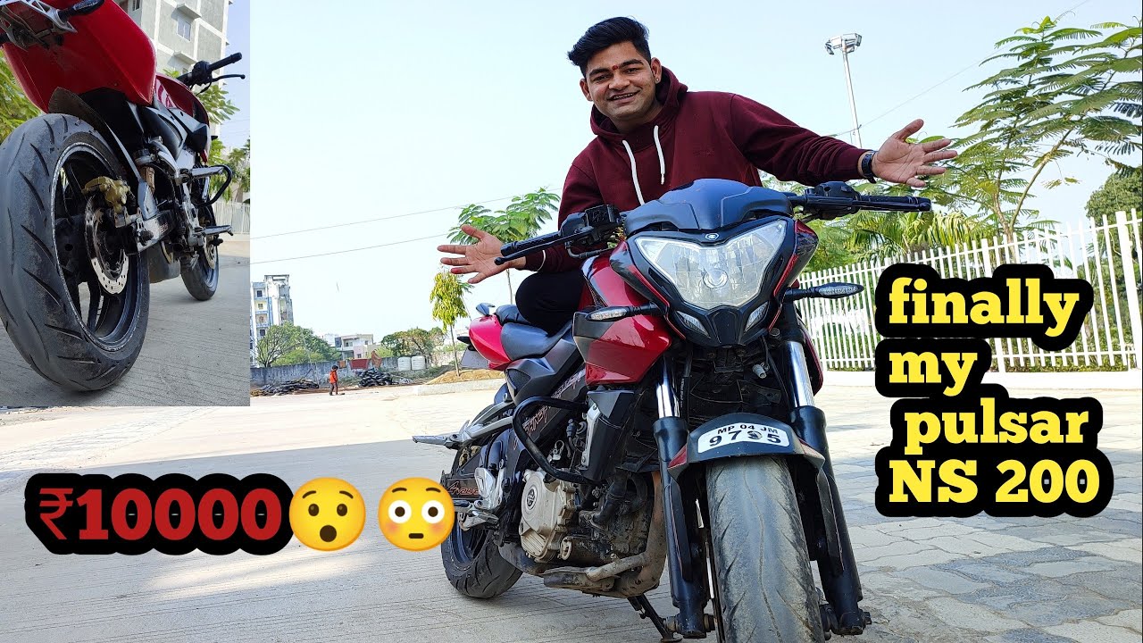 FINALLY MY PULSAR NS 200 ONLY ₹10000 😯😯 🤩 - YouTube