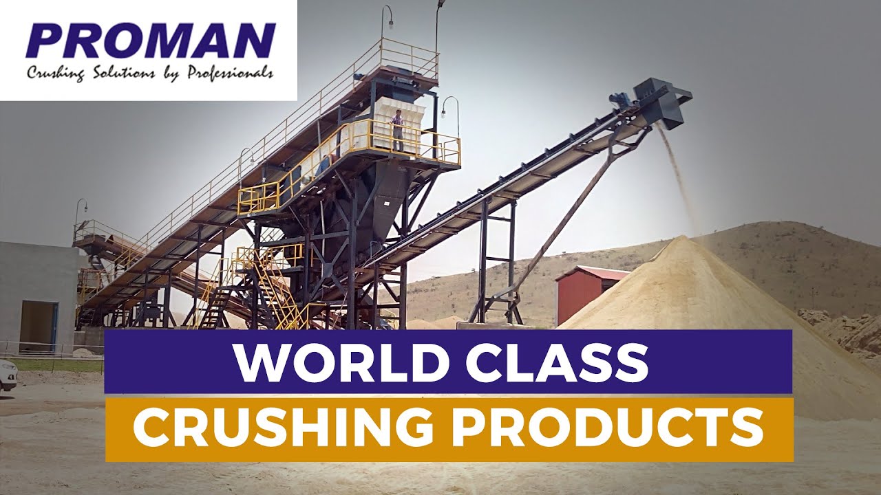 Proman Infrastructure - Product Range - Innovative Crushing Solutions ...