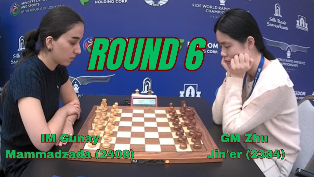Gunay Mammadzada - Zhu Jin'er | Womens World Blitz 2023 | Round 6 - YouTube