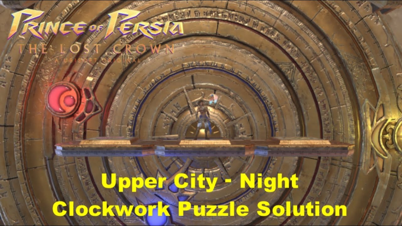 PRINCE OF PERSIA THE LOST CROWN - Clockwork Puzzle Solution (Upper City ...