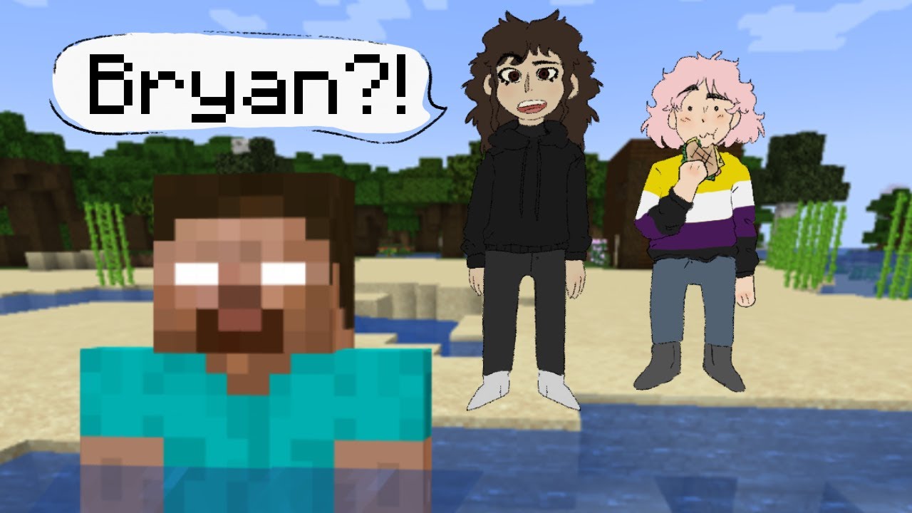 We Hunted Cryptids In The Nether (Herobrine Went Swimming) - YouTube