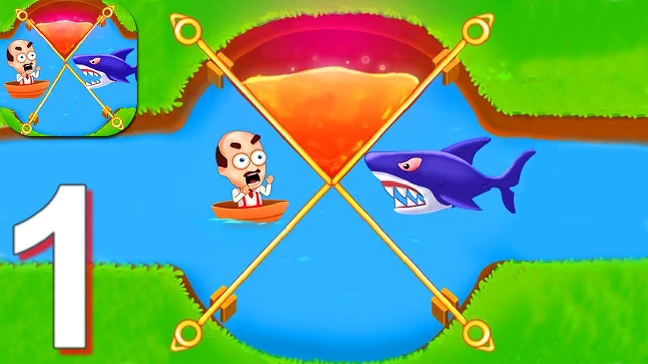 save the daddy mobile game pull the pin game - YouTube