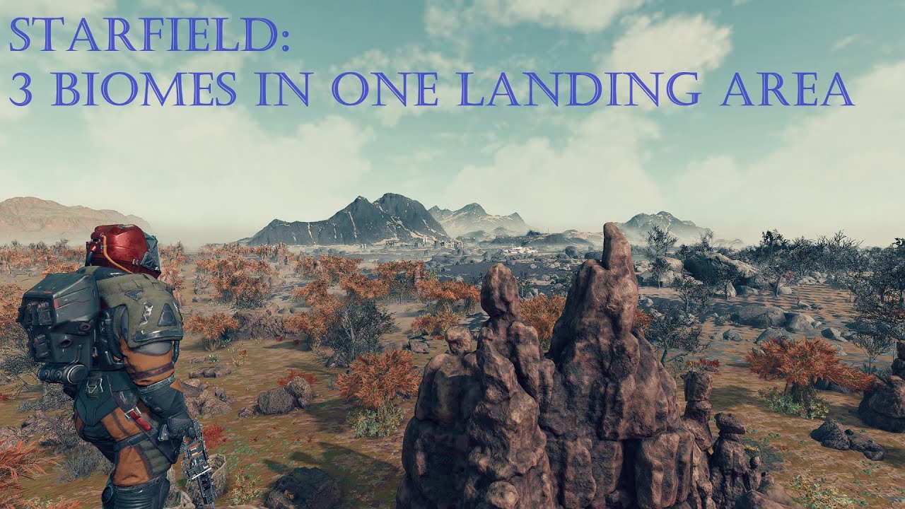 3 Biomes in 1 Landing Area: Starfield - YouTube