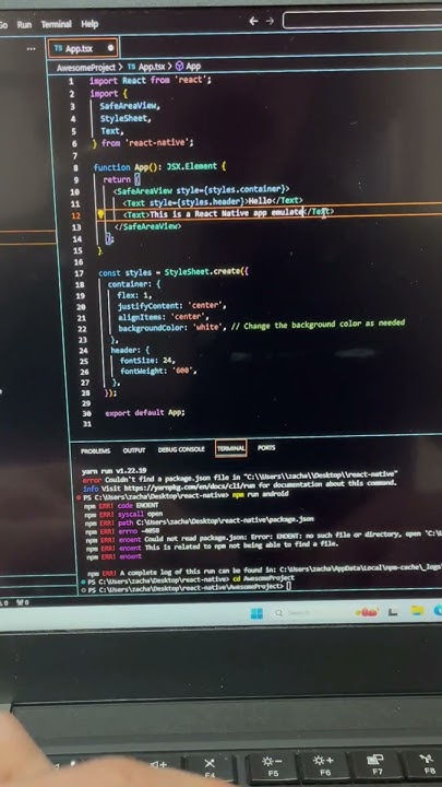 Build A Mobile App With React Native Android Emulator Softwareengineer Softwaredeveloper Youtube