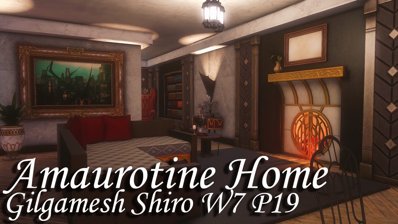 Amaurotine Home [M] FFXIV Housing Tour - YouTube