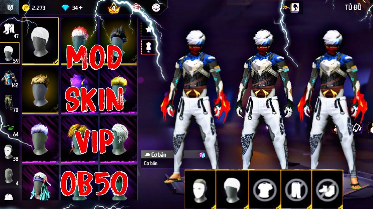 MOD SKIN FF OB50 | MOD SKIN VIP MỚI NHẤT OB50 NGƯỜI KHÁC THẤY MỚI NHẤT ...