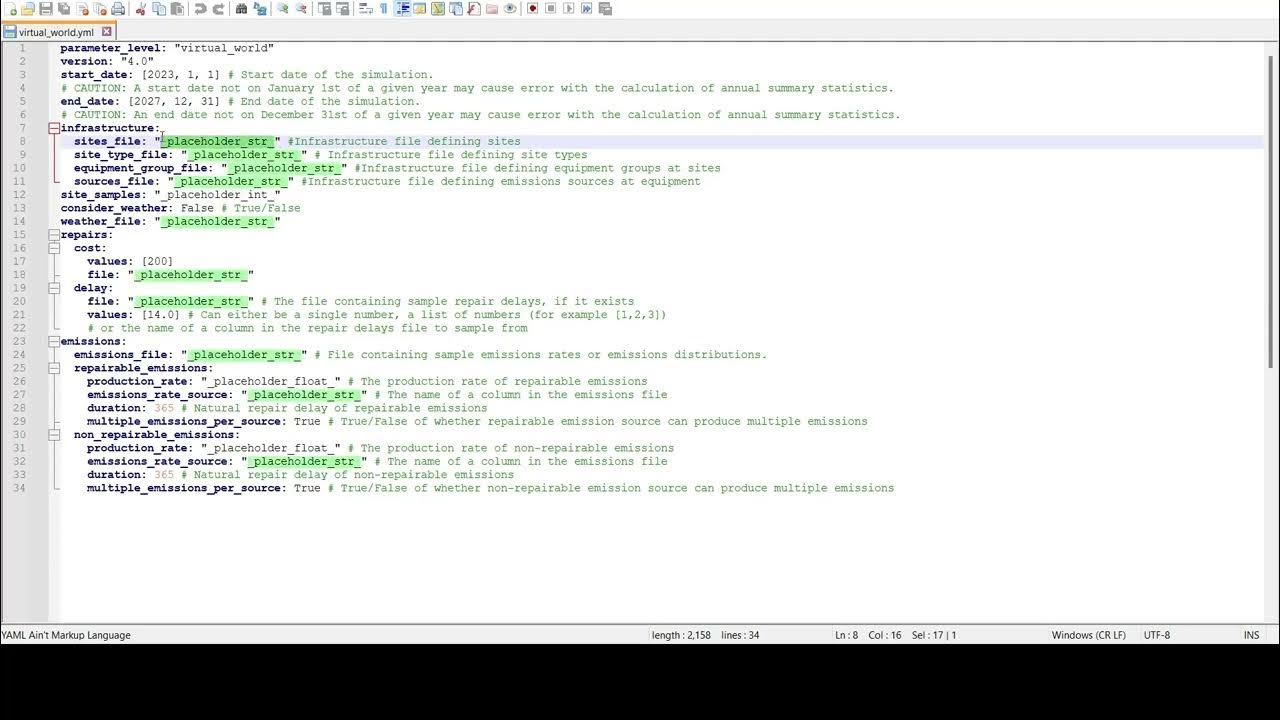Simulation Example - Virtual World Parameterization - YouTube