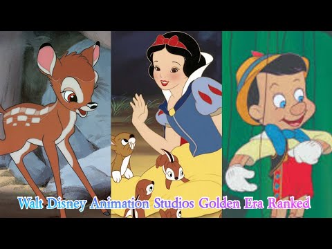 Walt Disney Animation Studios Golden Era Ranked - YouTube