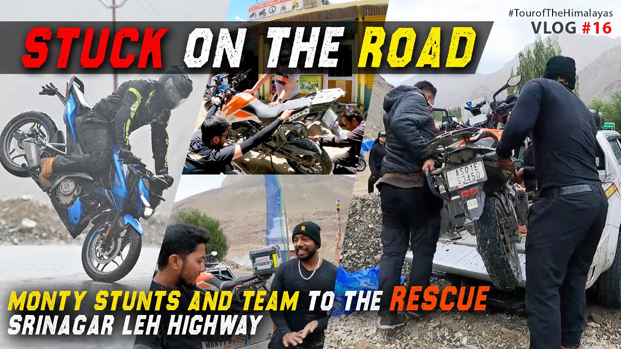 Stuck on the Road | Monty Stunts & Team to the rescue | Tour of the ...