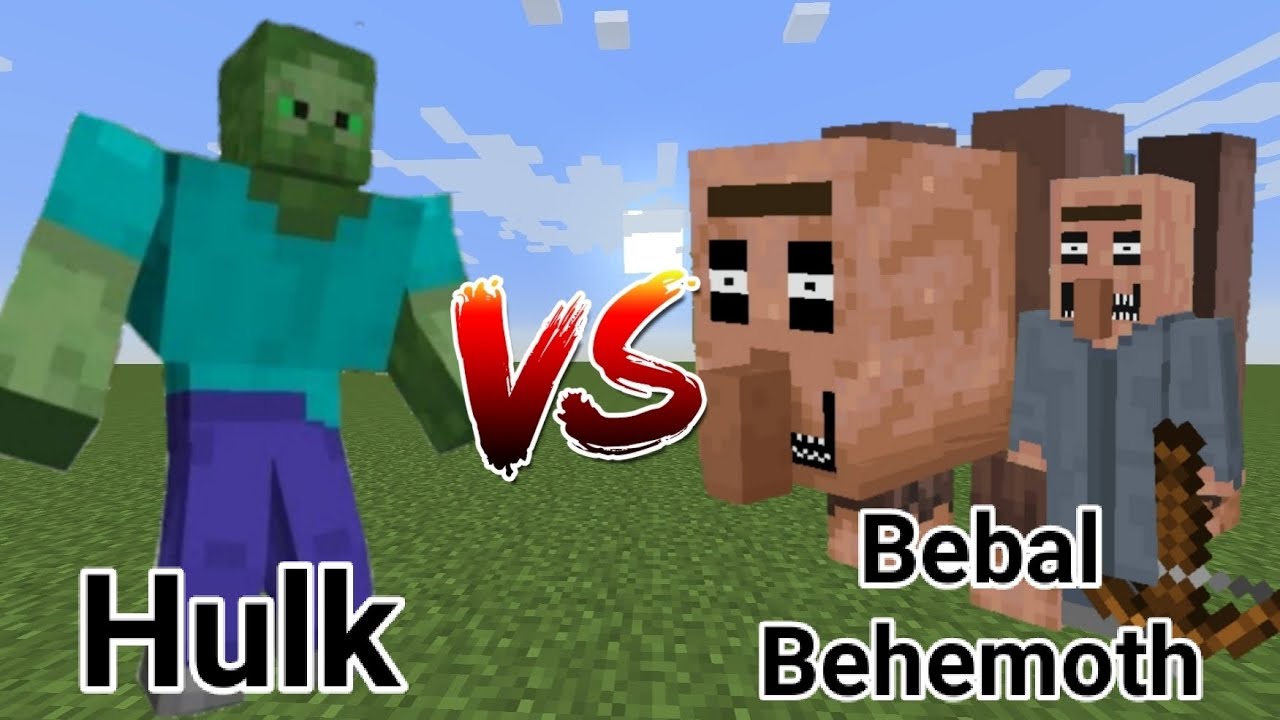 Hulk VS Bebal Behemoth |Minecraft Mob Battle | - YouTube