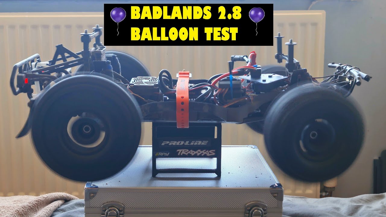 Proline Badlands 2.8 Balloon Test Traxxas Slash 4x4 3s - YouTube