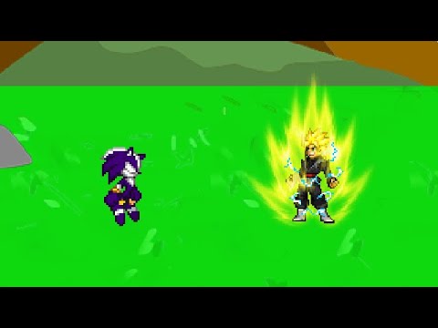Darkspine sonic vs Black Goku - YouTube